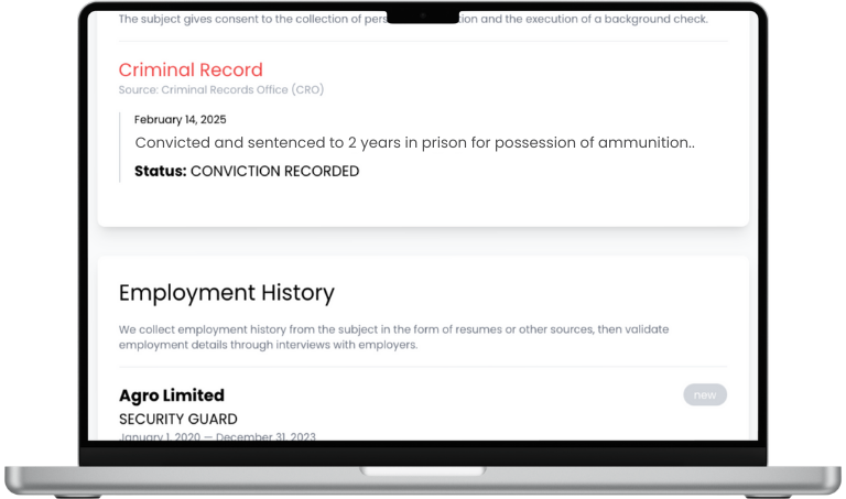 Cleared Identity Verification And Background Checks